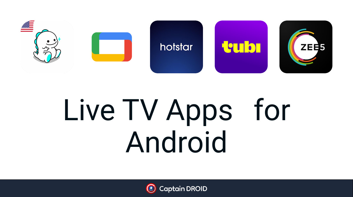 Android Live TV Apps: Free Download - Captain Droid